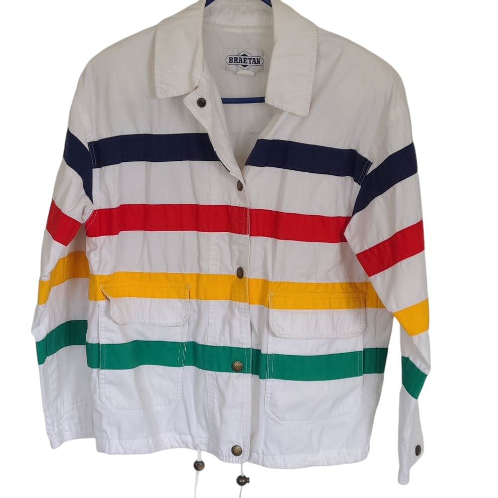 Braetan Jacket Primary Colors 80s Egypt - Gem